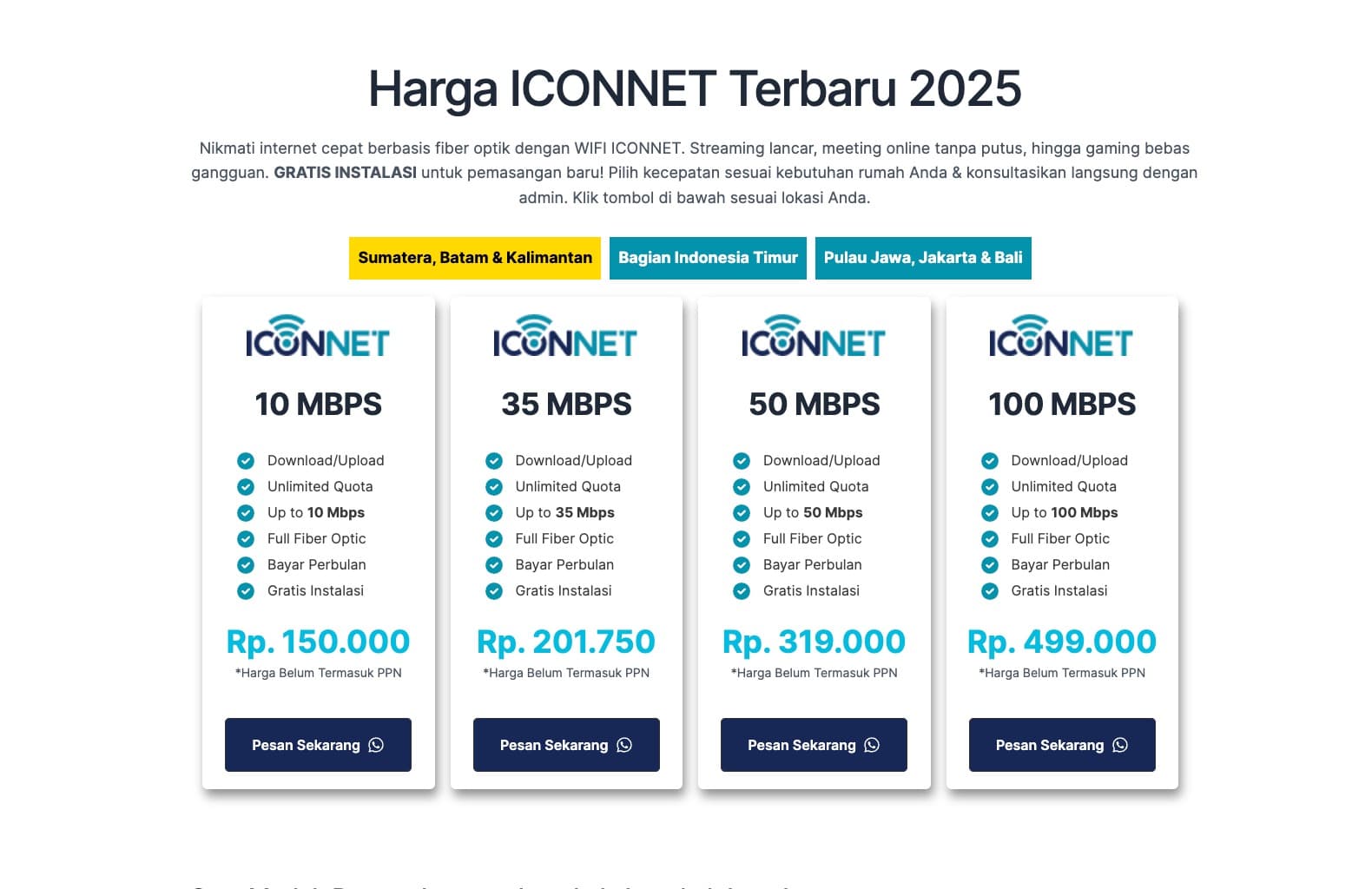 Pasang ICONNET Sumatra – Internet Cepat, Stabil, dan Resmi dari PLN ...